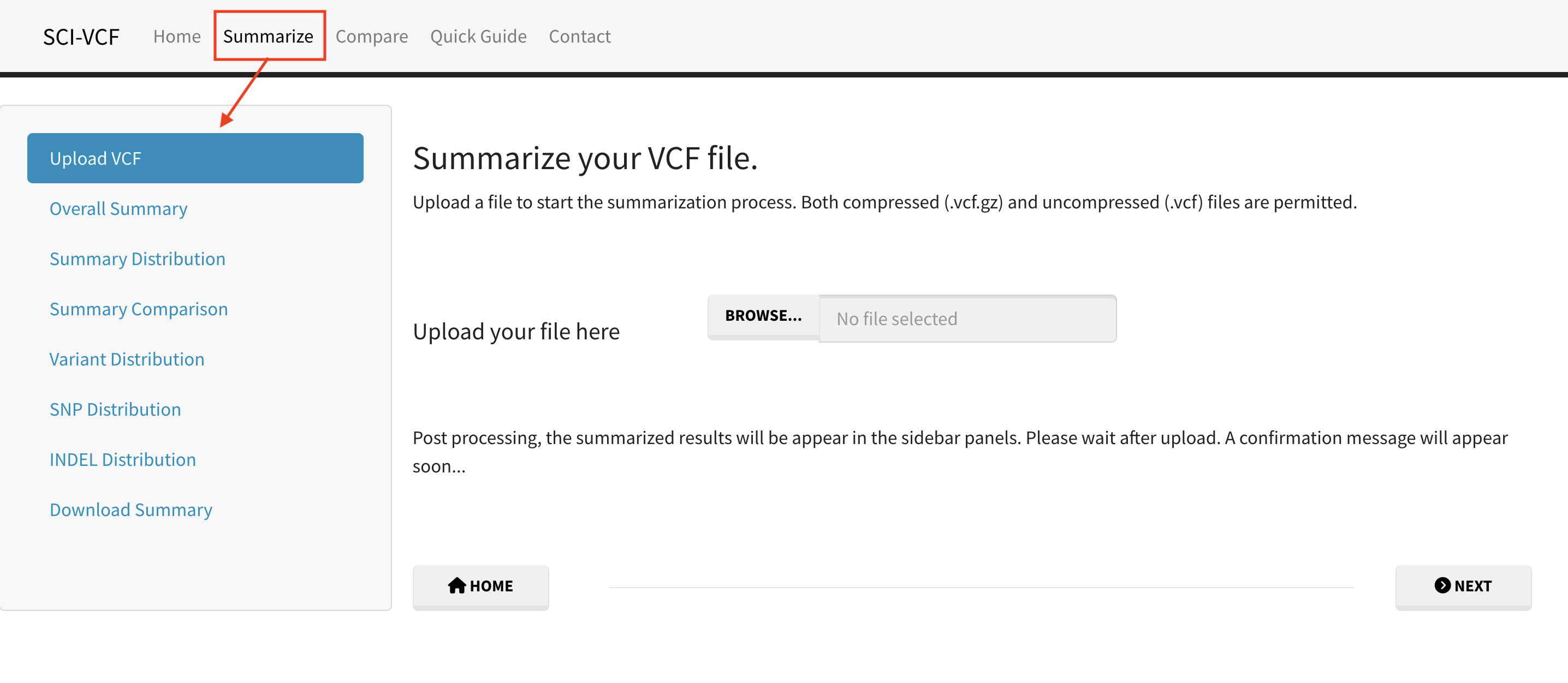Getting Started - SCI-VCF